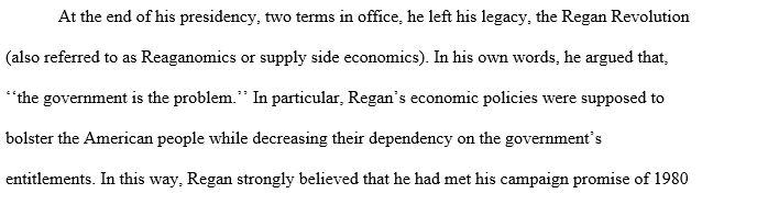 Reagan revolution - yourhomeworksolutions.com