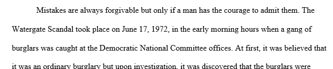 Watergate Scandal - yourhomeworksolutions.com