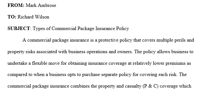 Commercial Package Insurance - yourhomeworksolutions.com