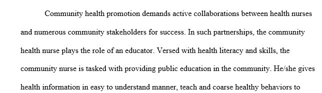 [Solved] Population health promotion - yourhomeworksolutions.com