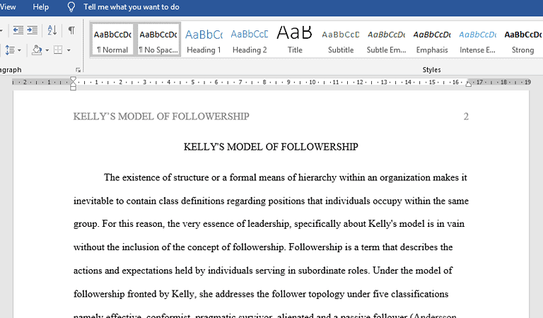 Describe Kelley's effective followership - yourhomeworksolutions.com