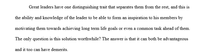 Leadership’s Silver Bullet – yourhomeworksolutions.com