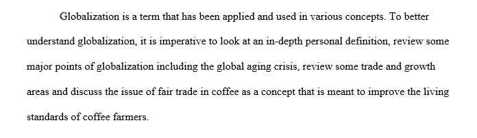 [Solved] Real story on globalization - yourhomeworksolutions.com