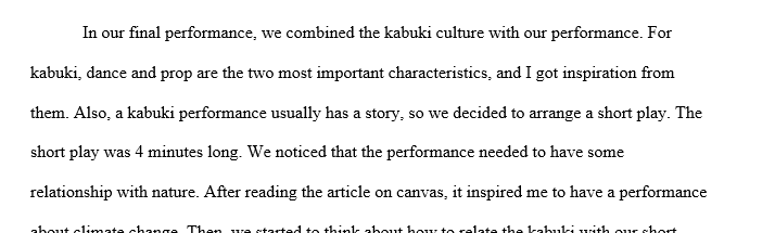 Reflection essay for a performance - yourhomeworksolutions.com