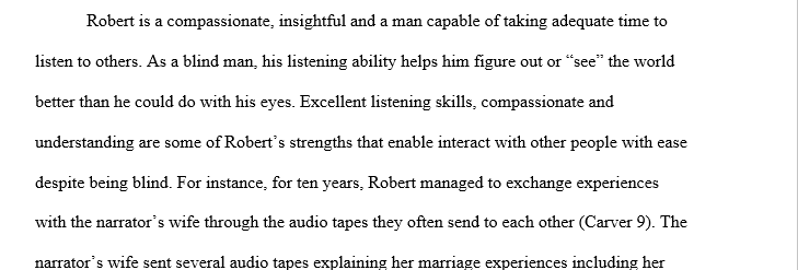 [Solved] The Cathedral by Raymond Carver - yourhomeworksolutions.com