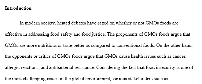 What are the effects of GMOS foods and how GMOs foods are related to ...