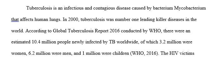 Write a paper about a global health success story ...