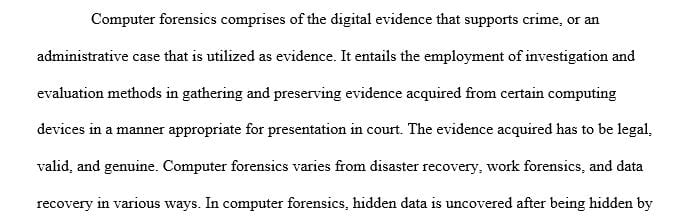Research current forensic acquisition tools and to compile a list of ...