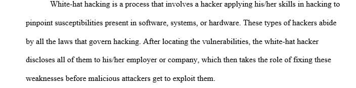 [Solved] White Hat Hacking:include a short paragraph describing your ...