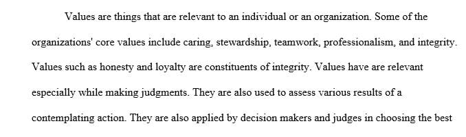 Examine each situation and describe the ethical and moral question ...