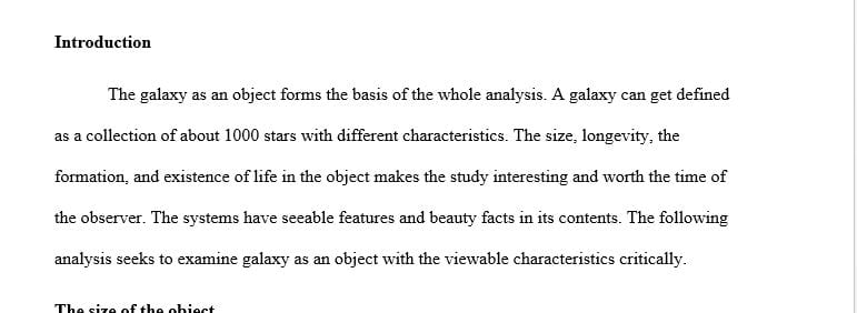 Choose a specific object from the following list of types of objects ...