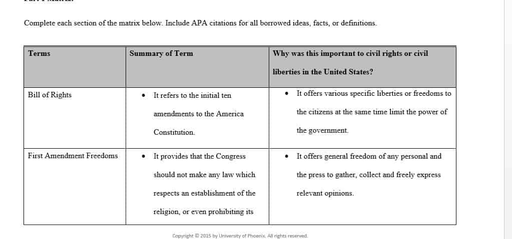 Civil Rights Worksheets