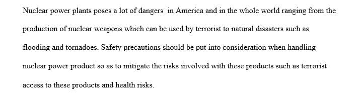 Research nuclear power dangers in the United States ...