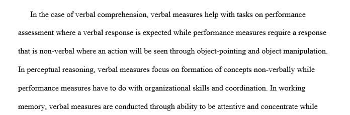 What Are The Differences Between Verbal And Performance Measures In what-are-the-differences-between-verbal-and-performance-measures-in