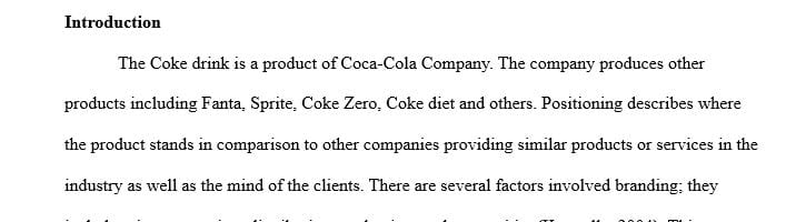 [Solved] Write an analysis of a selected company's product strategies ...