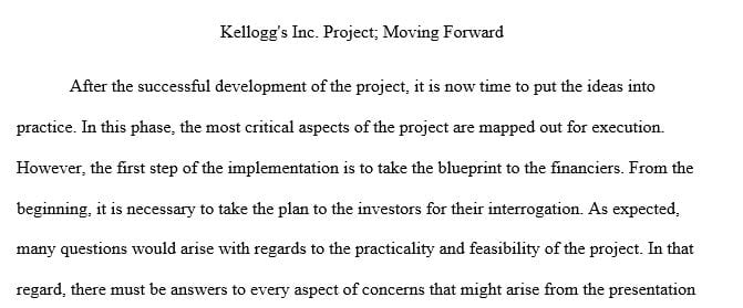 [Solved] Outline what your immediate next steps will be to move forward ...