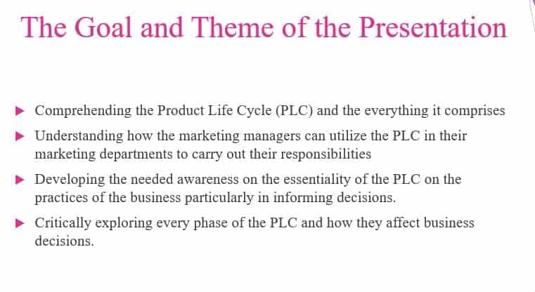 The Product Life Cycle (PLC) is a vital component of the marketing plan ...