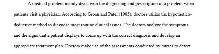 Describe the difference between a nursing practice problem and a ...