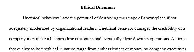 Explain what you would do if you found an unethical practice in your ...