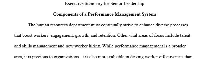 What are the components of a performance management system ...