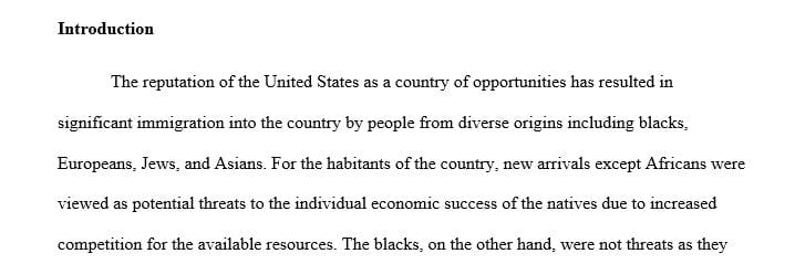 In what way does the history you have shown shape or impact issues in ...