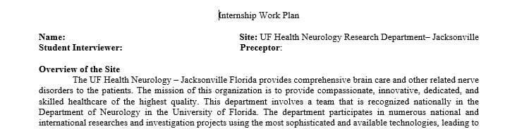 List and describe the specific objectives that you hope to accomplish ...