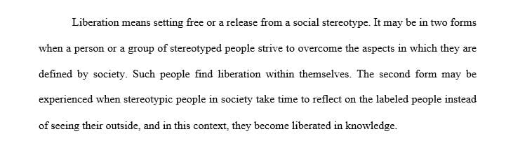 What does liberation mean to you? What would would a liberated world ...