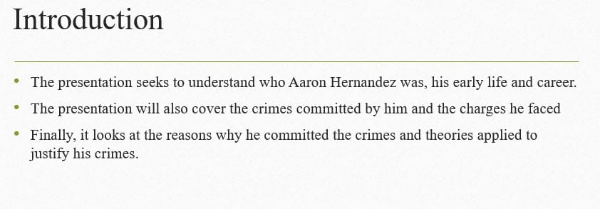 Briefly discuss the life of Aaron Hernandez. – yourhomeworksolutions.com