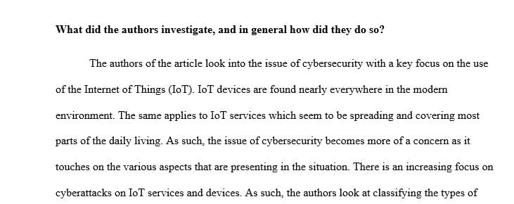 Provide any additional comments pertaining to other approaches to ...