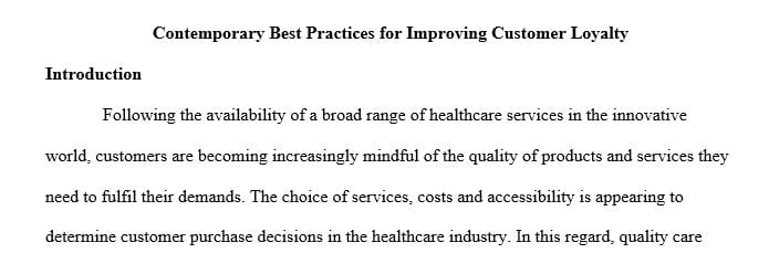 Describe and critically analyze at least 5 contemporary best practices ...