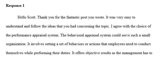 The four types of performance appraisal are trait, comparison ...