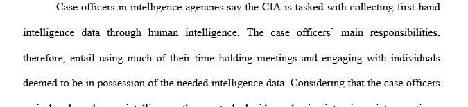 What types of individuals would make for the best CIA case officers ...