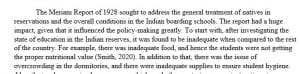 Describe the impact of the 1928 Meriam Report. – yourhomeworksolutions.com