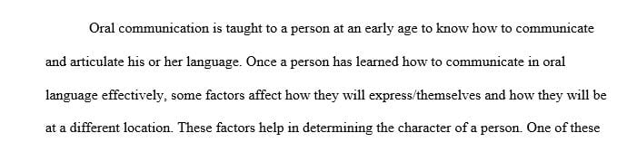 Describe The Effect Of Oral Language On Decoding Reading Comprehension And Written Expression