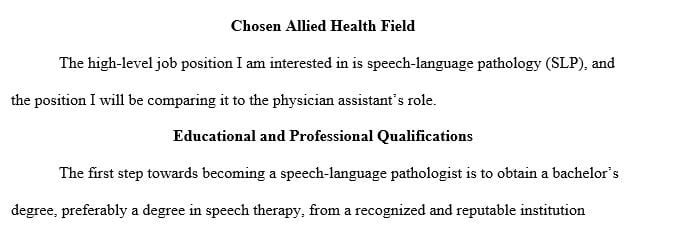 What educational and professional qualifications must each individual ...