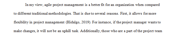 Agile project management (APM) in comparison to traditional ...