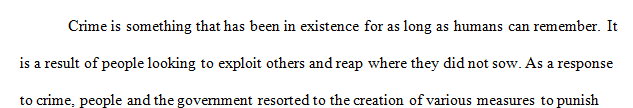 List and define the two types of deterrence to crime ...
