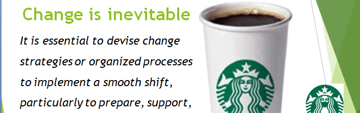 Develop specific strategies with supporting tactics to implement positive change within an ...