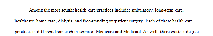 There are common related standards in health care regulation, but there are important ...