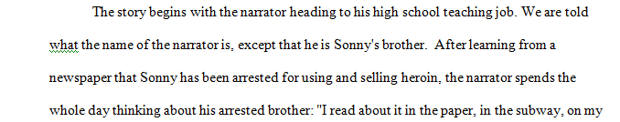 Write an essay that explores the central conflict in Sonny’s blues ...