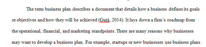 [Solved] You are required to write a business plan for a hypothetical ...