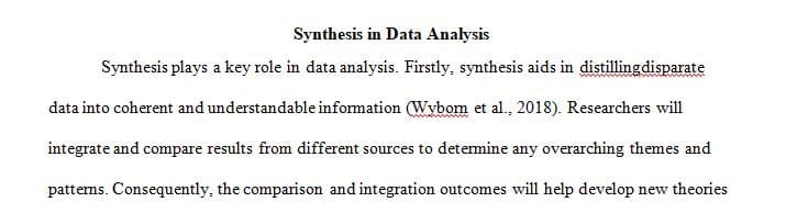 Wk 7 Discussion 2 - Synthesis in Data Analysis - yourhomeworksolutions.com