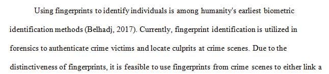 Describe the different methods used to collect fingerprint evidence ...