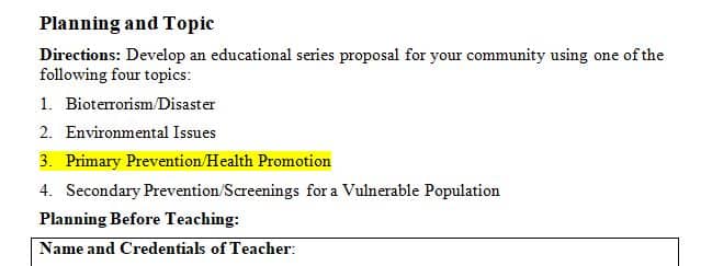 Develop your Community Teaching Plan - yourhomeworksolutions.com