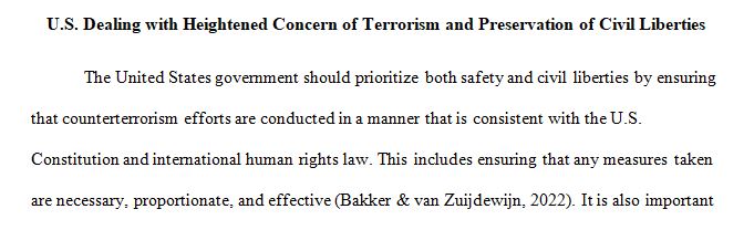 How should the United States government deal with the heightened ...