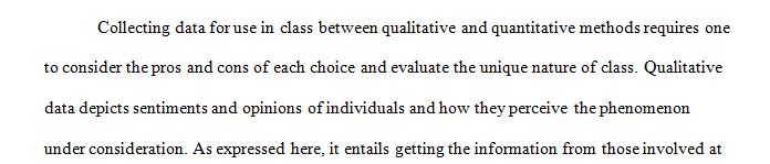 [Solved] Qualitative or Quantitative - which is better - yourhomeworksolutions.com