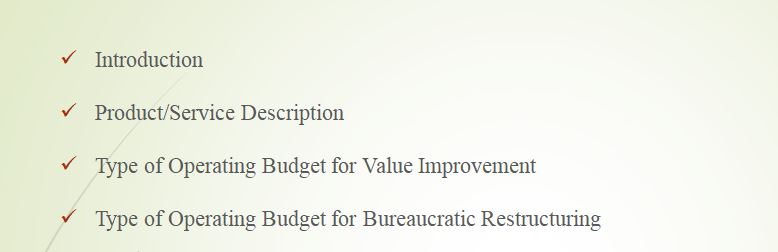 [Solved] This week you learned about 4 types of operating budgets ...